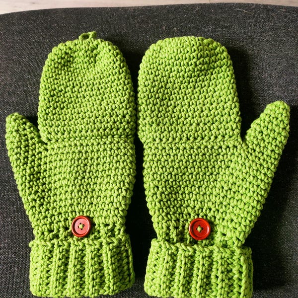 PDF Pattern: Crochet Convertible Fingerless Mittens - Etsy
