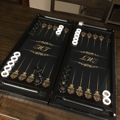 Personalized Backgammon Set. Custom Board and Pieces. Unique Board. Any ...