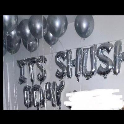 Custom Letter Balloon Banner 16 Letter & Number Foil - Etsy