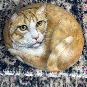 Custom Cat Portraits on Natural Stone - Etsy
