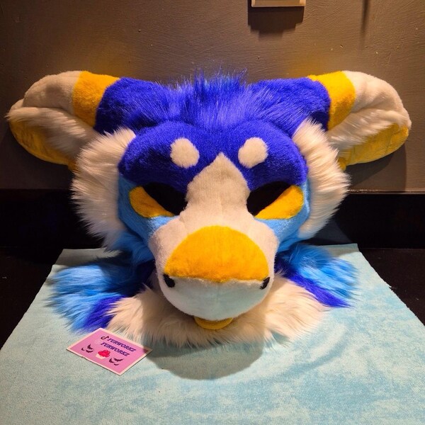 Furry Fursuit Head Base R Wolf V2 Base Moving Jaw 3d Print - Etsy