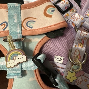 Rainbow Dog Tag Rainbow Pet Tag Custom Engraved Pet ID Tag Cute Dog Tag ...