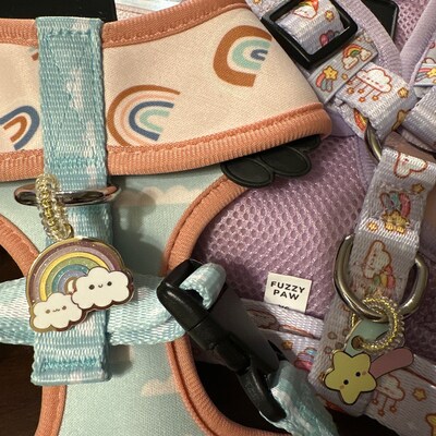 Rainbow Dog Tag Rainbow Pet Tag Custom Engraved Pet ID Tag Cute Dog Tag ...