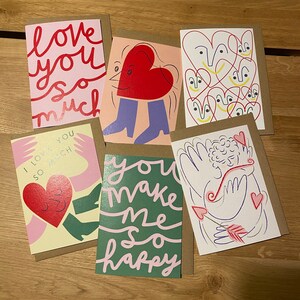 CARD BUNDLE Any 12 Cards Choose Your Own Illustrated - Etsy