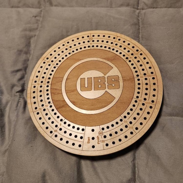 College Logo Cribbage Board -- Customization Available - Etsy