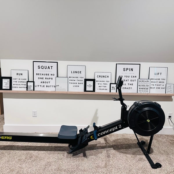 Home Gym Wall Art Mega Bundle | Set of 25 PRINTABLES | Gym Decor ...