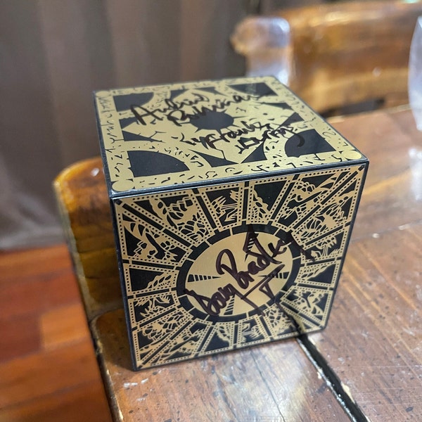 Hellraiser Puzzle Box: Full Size Foil Face Solid Maple Replica - Etsy