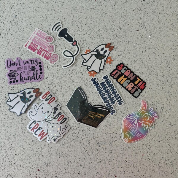 Sonography Sticker Pack - Etsy