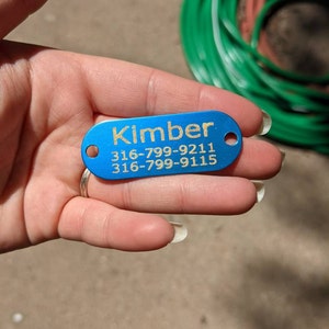 Premium Aluminum Rivet Tags with Rivet Options Custom Personalized ...