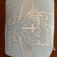 In Loving Memory Sticker Decal Custom Memorial Decal - Etsy