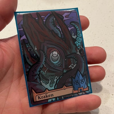 Kraken Token Custom Altered MTG Magic the Gathering Fantasy Board Game ...