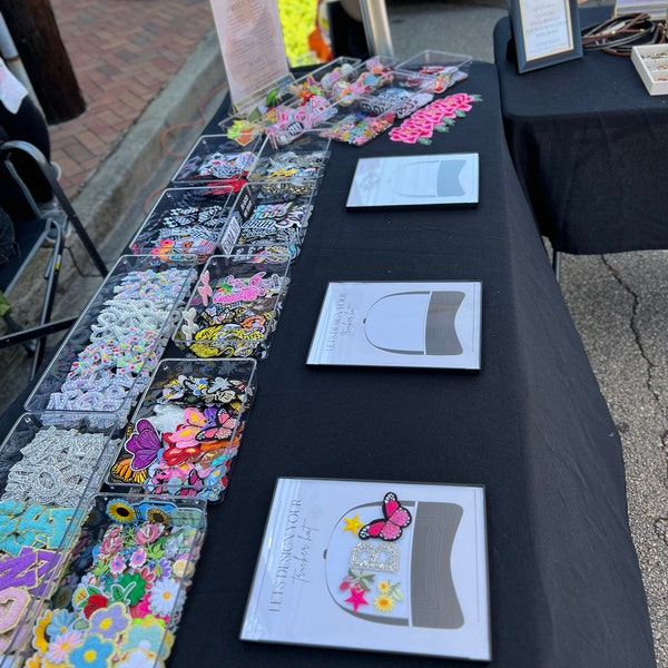 Trucker Hat Design Patch Layout for Trucker Hat Bar PRINTABLE - Etsy