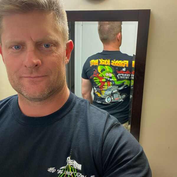 Official Rat Fink Heavy Chevy T-shirt Ed Big Daddy Roth Men's Black Tee ...