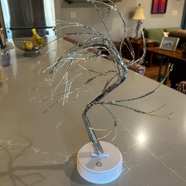 Personalized Aesthetic LED Pearl Fairy Tree Lamp 3D Sparkly Twinkle ...