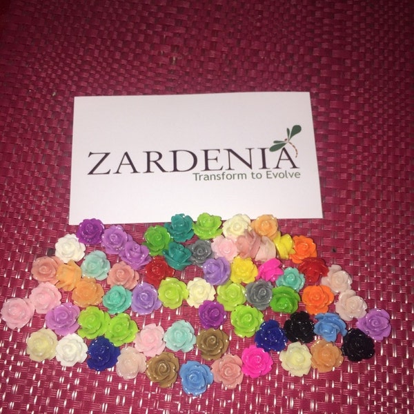 Mini Rose and Earring DIY Kit, 104 Pieces, 10mm Mini Roses, Mixed ...