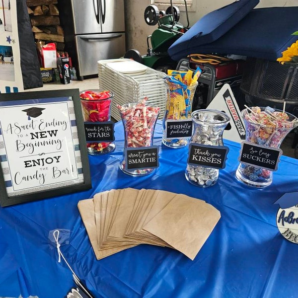 Graduation Candy Bar Labels, Graduation Party Decor, Grad Candy Bar ...