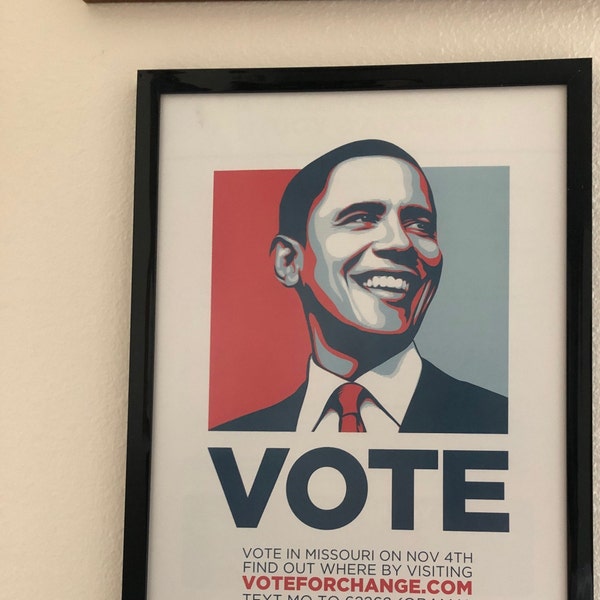 President Barack Obama : YES WE DID Hope Sticker Shepard Fairey - Etsy