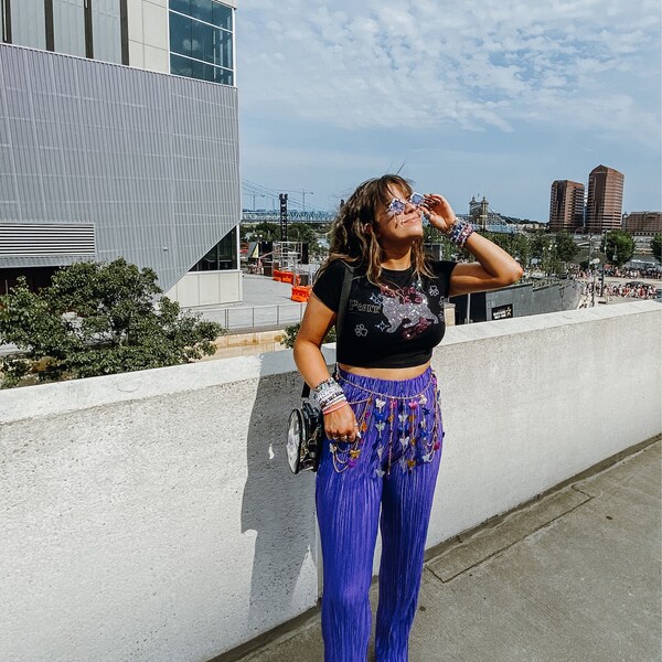 CUNTY Y2K Rhinestone Cropped Tee - Etsy