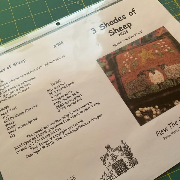 Blitzen Primitive Punchneedle Pattern - Etsy