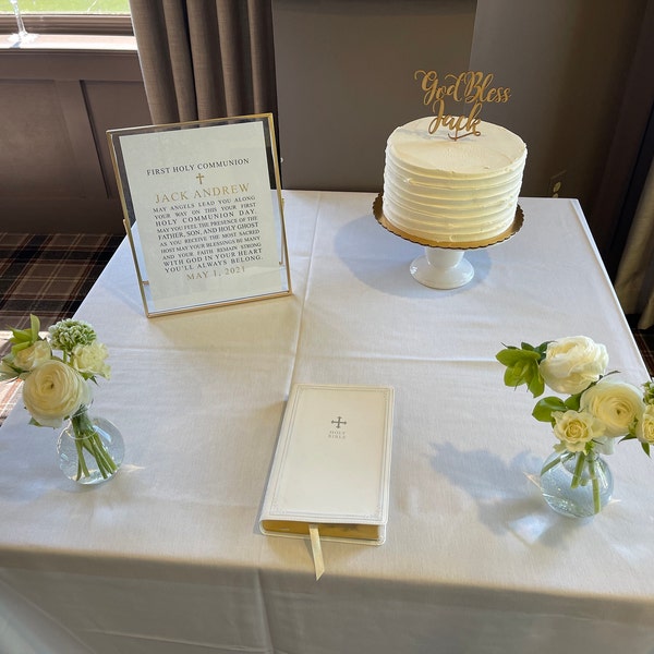 1st Communion Party, First Holy Communion Party Decorations, Communion ...