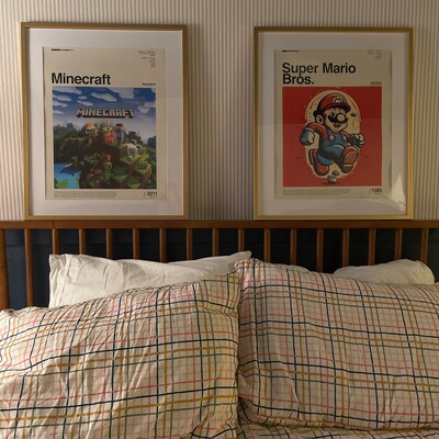 Super Mario Bros Poster, Gaming Room Poster, Gaming Wall Poster, Gaming ...
