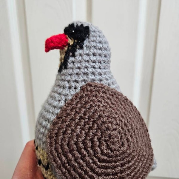 PATTERN | California Quail | Native Wildlife | Intermediate Crochet ...