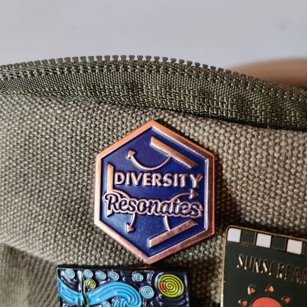 Diversity Resonates Enamel Pin - Etsy Canada