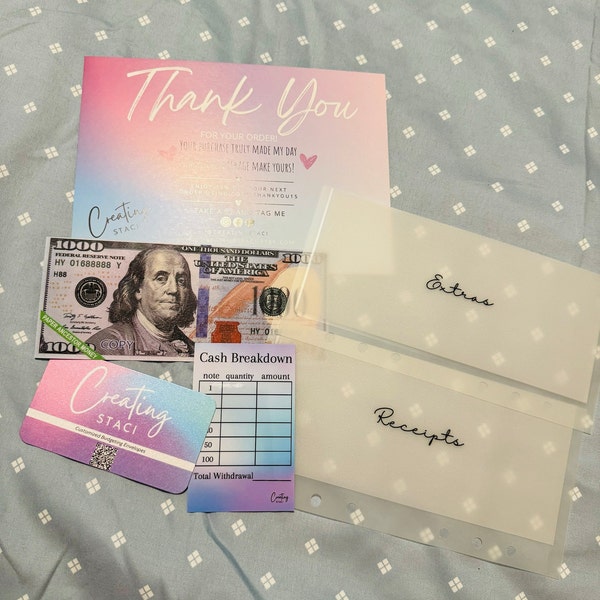 A6 Cash Envelopes A6 Budgeting Envelopes Matte Envelopes Budgeting Cash ...