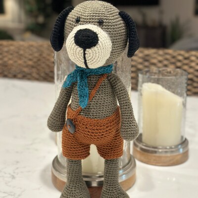 PDF Max the Dog Crochet Pattern Crocheted Doggie, Puppy DIY Tutorial - Etsy