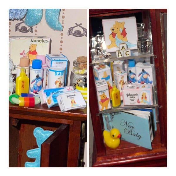 Miniature Winnie the Pooh Baby Items - Etsy