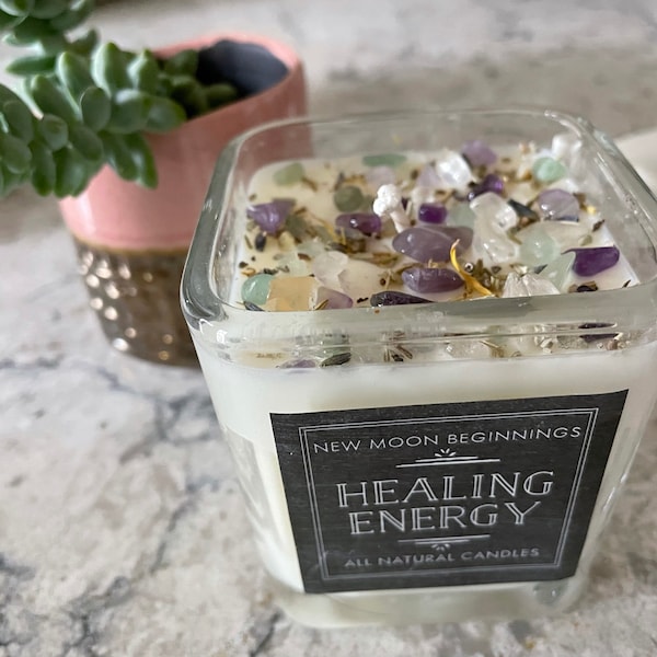 Healing Energy Candle Negative Energy Cleansing Soy Aromatherapy Candle ...