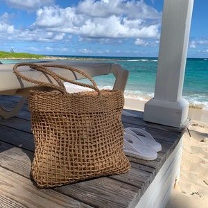 Large Straw Tote Bag Large Capacity Handmade Beach Bag Woven - Etsy