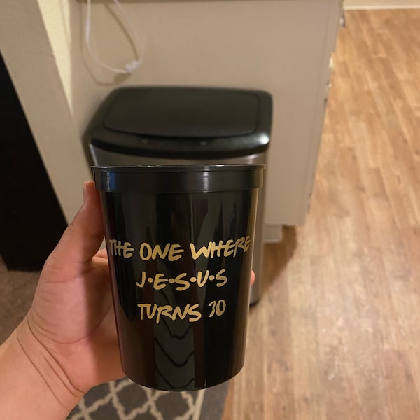 Friends Birthday Cups, Friends Theme Party, Friends Cups, Friends ...