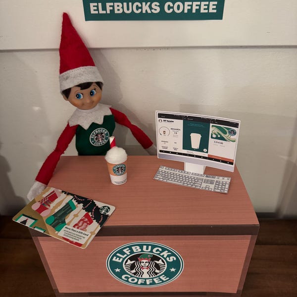 Mcelves Fast Food Display, Elf Props, Costume for Elf Dolls, Elf ...