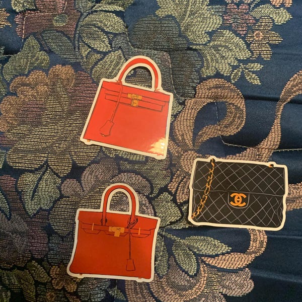 Vintage Fashion Sticker Set: Retro Chic Planner Stickers - Etsy