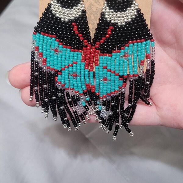 ISHKODE {fire} Pendant Earrings | Authentic Native American Made | Ode ...