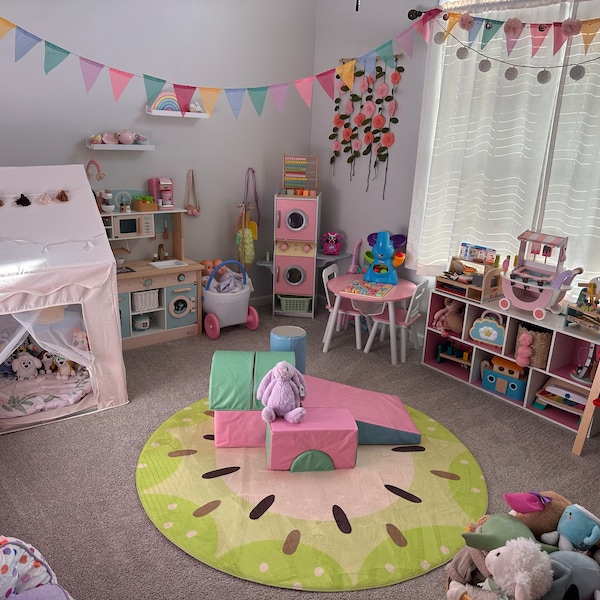 Kiwi Mat - Playroom Mat - Kid's Rug - Playmat - Etsy