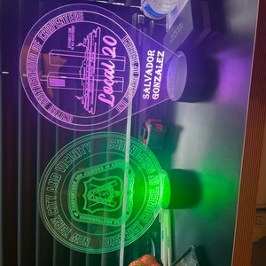 Custom Made LED Acrylic Light up Centerpieces Create Your - Etsy