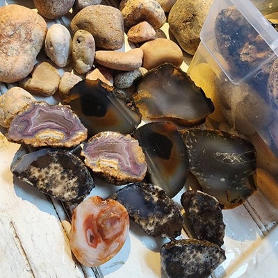 Brazilian Agates whole, Rough or Cut - Etsy