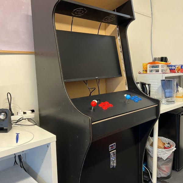 Upright Arcade Machine Design Plans Digital | 2 Player | 3/4" Material ...