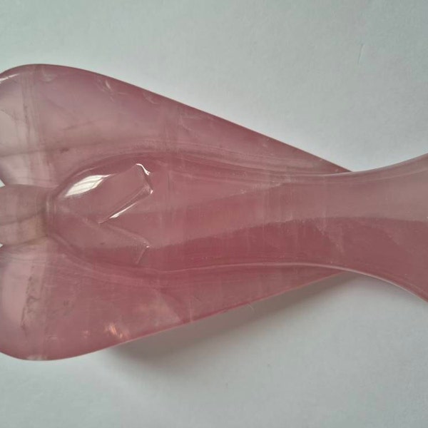 Satin Spar Selenite Elephant Carving/ 2.5''*3''*2''/ Carved Crystal ...