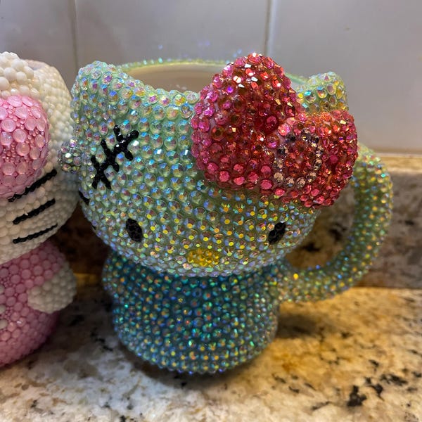 Bedazzled White Silver Metallic AB Crystal Rhinestones Bling Invisalign ...