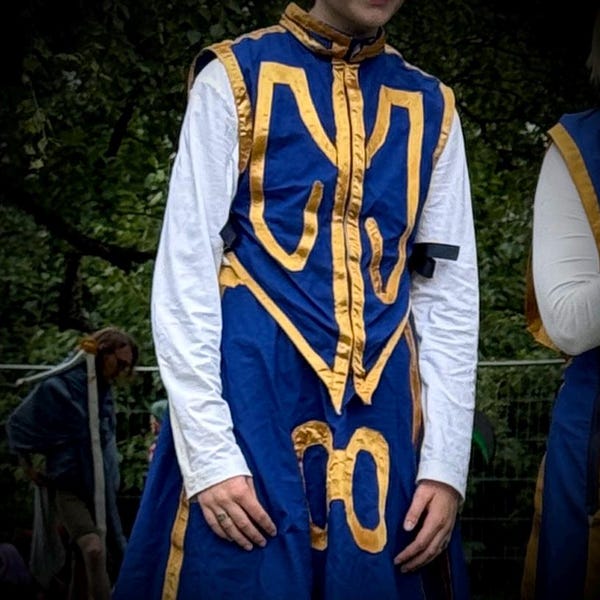DIY Tabard Elvish Basic Fantasy Medieval Elf- Template Pattern ...