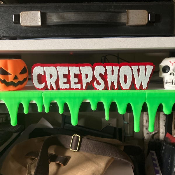 Creepshow Sign / Horror Movie Logo / Creep Show Bookcase Display ...