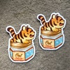 Vinyl Sticker Tiger Cub Jar - Etsy