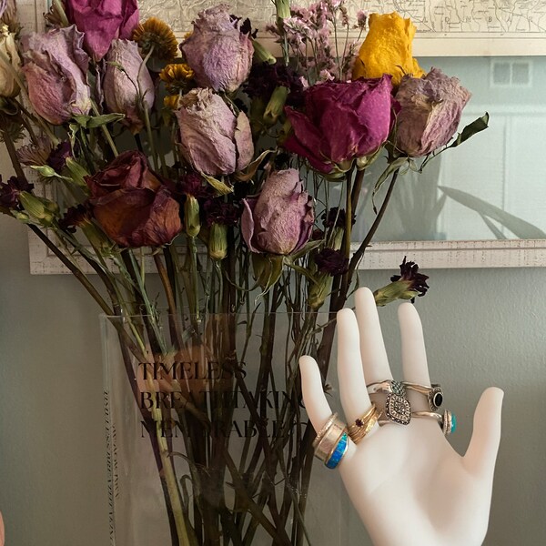 Hand – Ring Holder Statue Made of Alabaster - Etsy