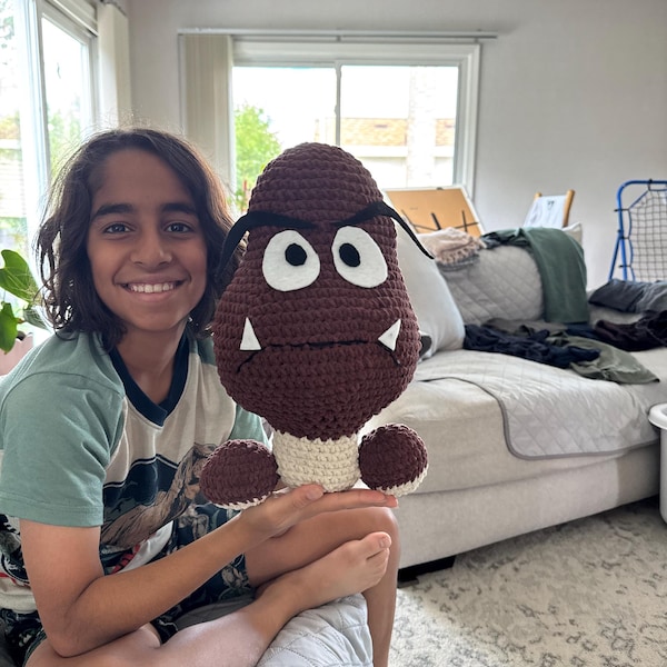 Amigurumi Crochet Pattern: Super Mario Goomba - Etsy