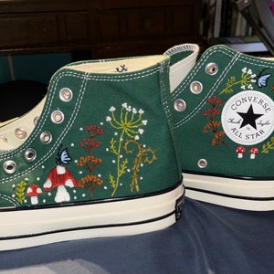 Custom Converse Embroidered Shoes Converse Chuck Taylor 1970s Custom ...