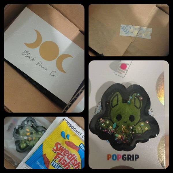 Bat Shaker Popsocket™, Kawaii Popsocket, Kawaii Bat Shaker Popgrip ...