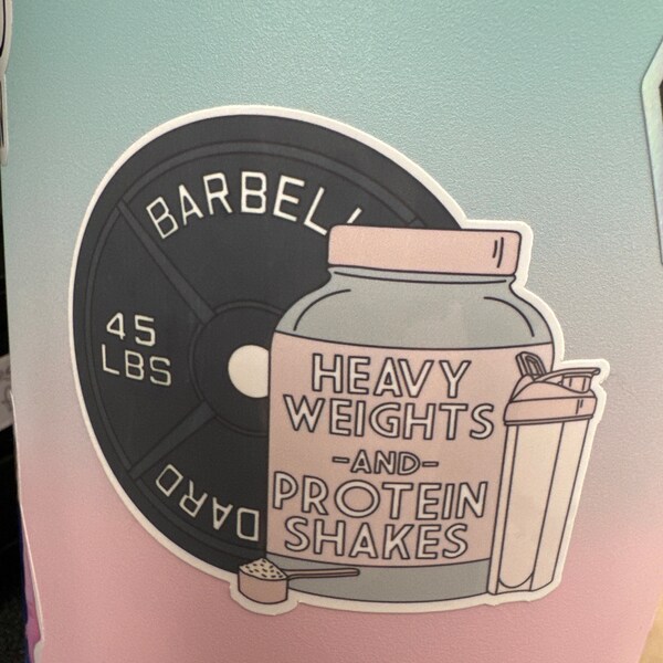 Hot Girls Lift Heavy Sticker, Powerlifting Sticker, Weightlifting ...